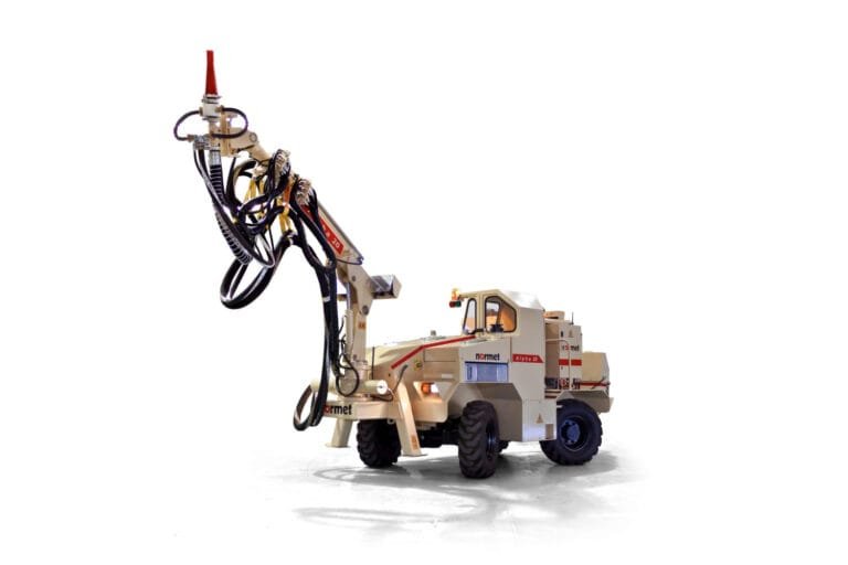 Robot Lanzador de Shotcrete Alpha 20 MTI RENTAL